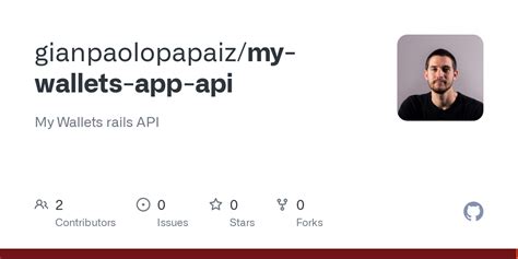 GitHub Gianpaolopapaiz My Wallets App Api My Wallets Rails API
