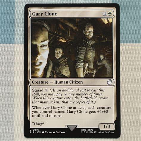 Gary Clone 16 Fallout Pip Normal Mtg Proxy Cards