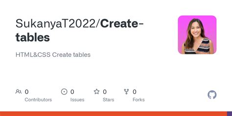 GitHub SukanyaT2022 Create Tables HTML CSS Create Tables