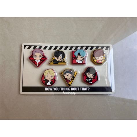 Bts Tiny Tan Mic Drop Magnet Set Namjoon Rm Jin Suga Jimin Jhope Jk