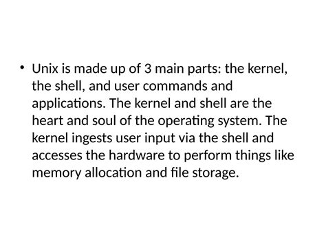 parts of unix pptx parts of unix parts of unix pptx parts of unix ppt