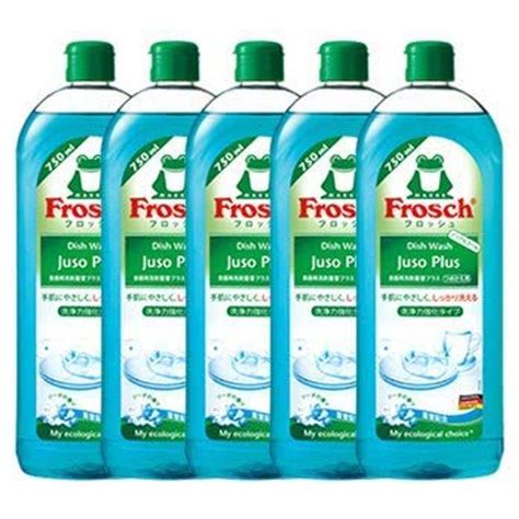 《セット販売》 旭化成 フロッシュ 食器用洗剤 重曹プラス つめかえ用 750ml×5個セット 詰め替え用 Frosch