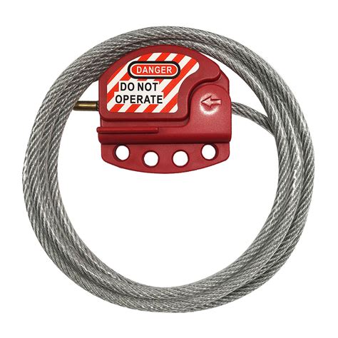 4mm Steel Cable Lockout Device Next Day Safety
