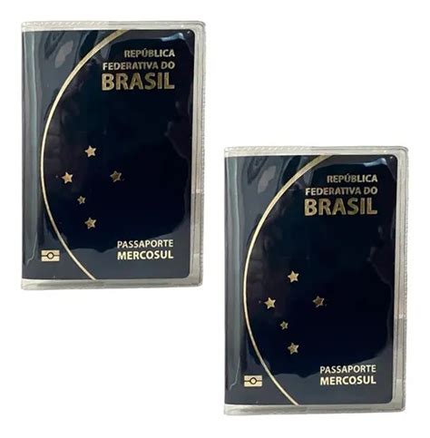 Capa Pvc Transparente Passaporte Bolso Kit Capas Mercadolivre