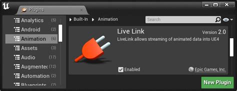Live Link で MotionBuilder から Unreal Engine にストリーミングする Unreal Engine 5