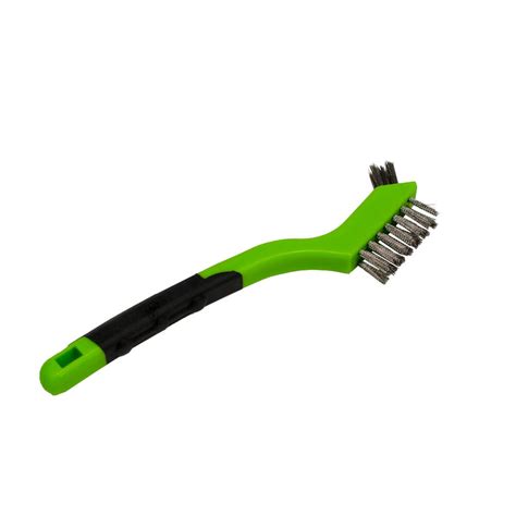 Scratch Brush With Plastic Handle Stainless 3 X 7 Rows
