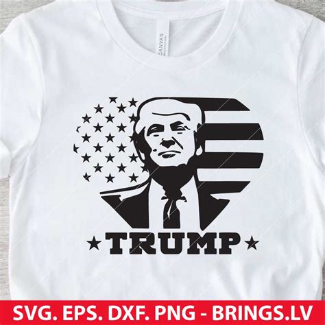 Trump Svg Png Dxf Eps Cut Files For Cricut And Silhouette Instant Download
