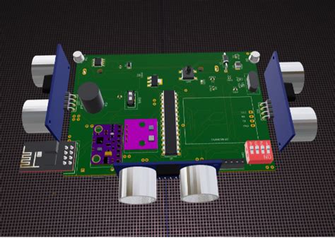 Guiding Waves Hardware PCB With Atmega ESP And Sensors X MM Share Project PCBWay