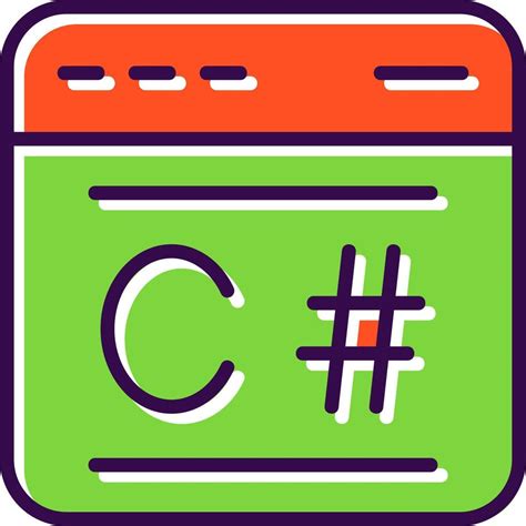 C Sharp Vector Icon Design Vector Art At Vecteezy