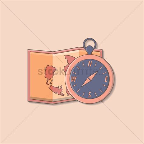 Free Folded Map And Compass Nohatcc