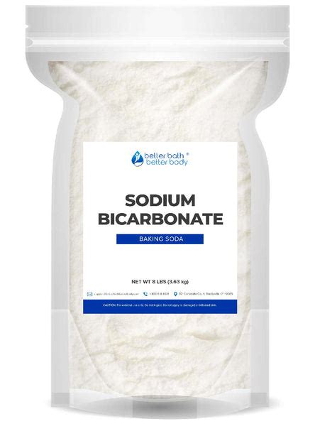 Sodium Bicarbonate Baking Soda Better Bath Better Body
