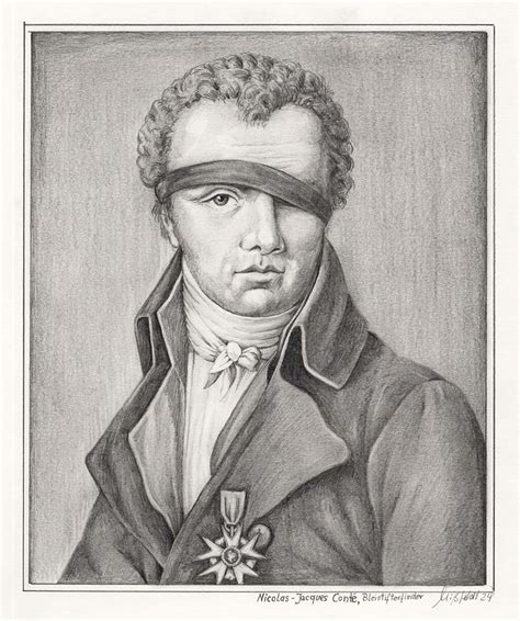 Nicolas Jacques Conte Bleistift Portrait