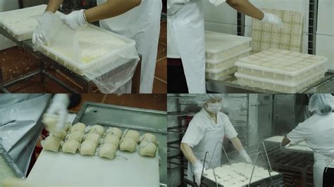 传统制作豆腐工艺作坊 视频素材下载