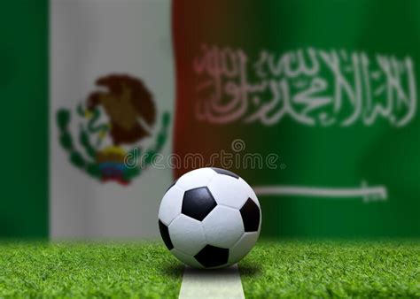 Football Cup Competition The National Mexico And National Saudi Arabia