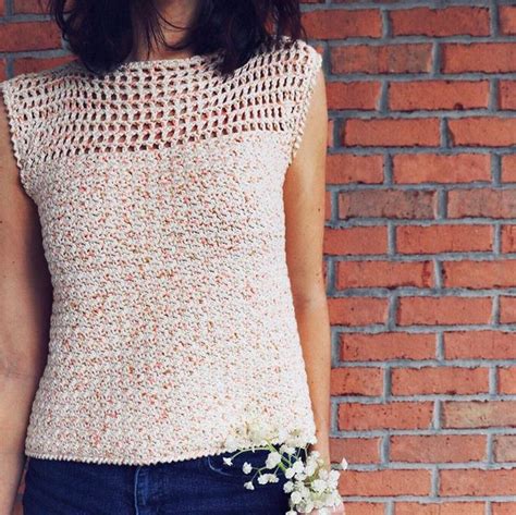 Dreamsicle Tee Crochet PATTERN Crochet Summer Top Easy Crochet Top For