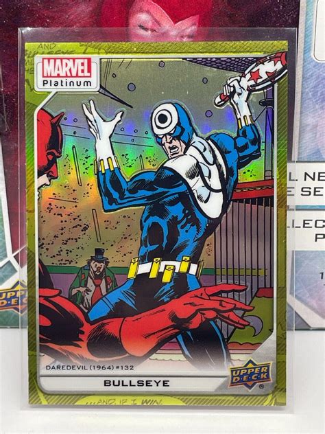 Bullseye Yellow Rainbow Prices Marvel Upper Deck Platinum