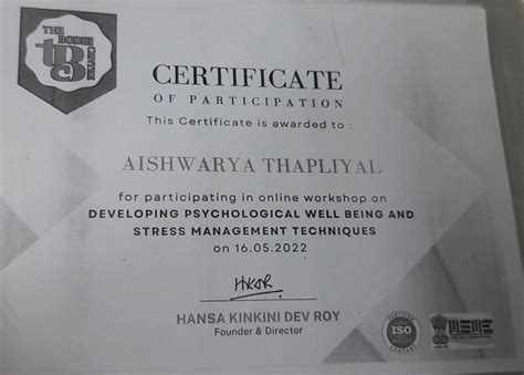 Aishwarya Thapliyal On Linkedin Hello Connections I Attended A