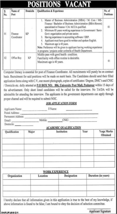 Public Sector Organization Jobs 2021 In Peshawar Kpk 2025 Job