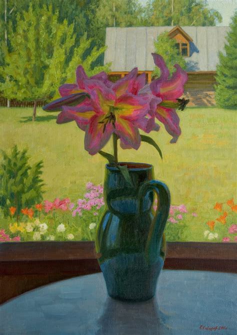 Купить картину Лилии в Москве от художника Хабиров Рашит