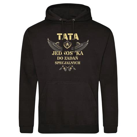 Tata Jednostka Do Zadań Specjalnych Bluza Czarna oficjalne archiwum Allegro