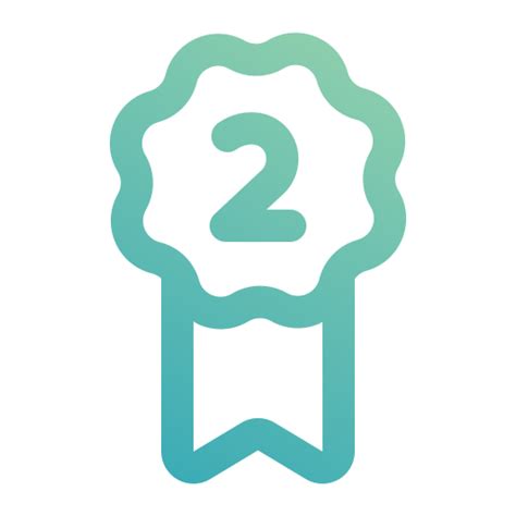 Second Generic Gradient Outline Icon