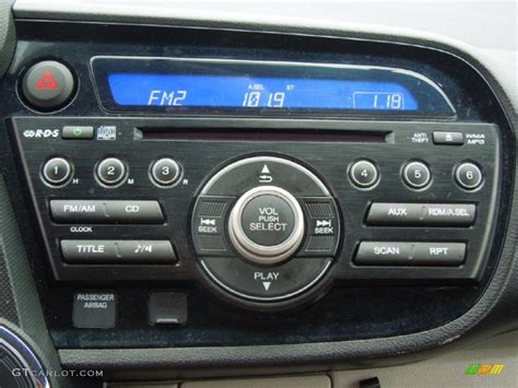 2011 Honda Insight Hybrid Lx Audio System Photos