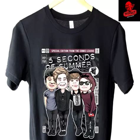 5 Seconds Of Summer Pop Rock Band Tee Unisex Heavy Cotton Tshirt Hot
