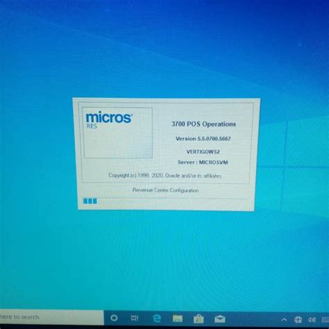 Micros 3700 Stuck While Starting Res Tek Tips