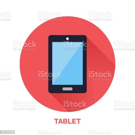 검정 빈 화면 평면 스타일 아이콘으로 태블릿 무선 기술 모바일 장치 기호입니다 벡터 일러스트 레이 션의 전자 통신 장비 저장 0