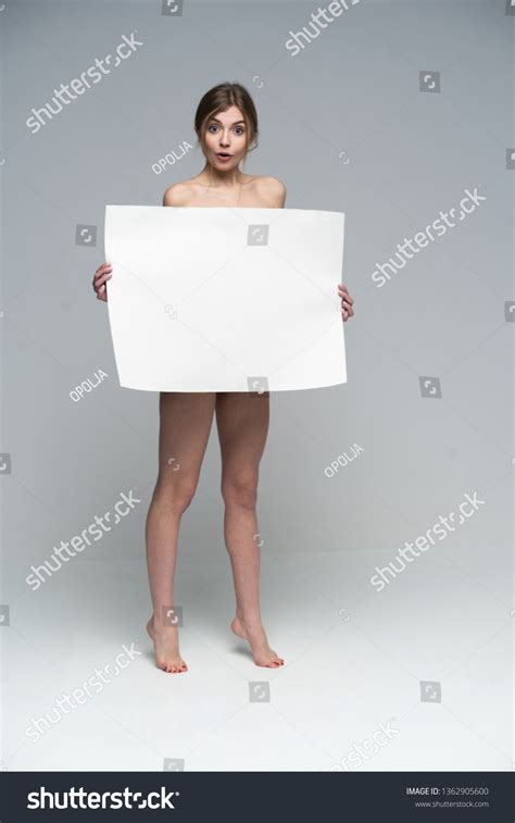 Sexy Naked Girl Poster Clean Skin Shutterstock