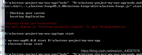 Electron Forge 脚手架安装错误及解决方法you Must Depend On Electron Prebuilt