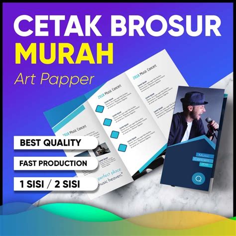 Jual Cetak Brosur A4 Cetak Flyer Pamflet Promosi Termurah Satuan Kertas
