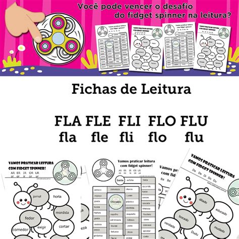 Pin Em Fichas De Leitura Divertidas Fidget Spinner