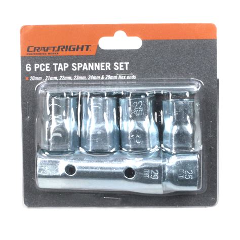 Craftright 6 Piece Tap Spanner Set Bunnings Australia