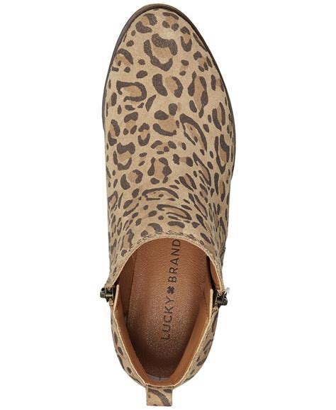 Lucky Brand Womens Basel Leather Booties And Reviews Boots Shoes
