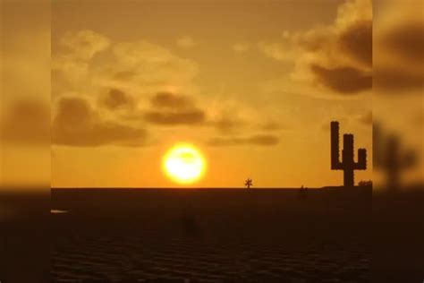 日落尤其温柔 人间皆是浪漫 Minecraft 人间