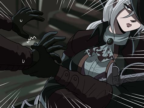 Hunter And Lady Maria Of The Astral Clocktower Bloodborne Drawn By