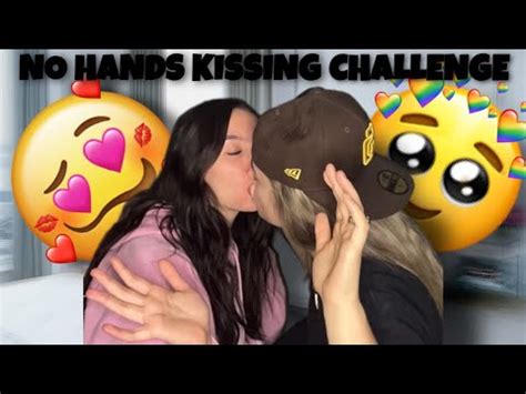 No Hands Kissing Challenge W Gf She Loses It Youtube