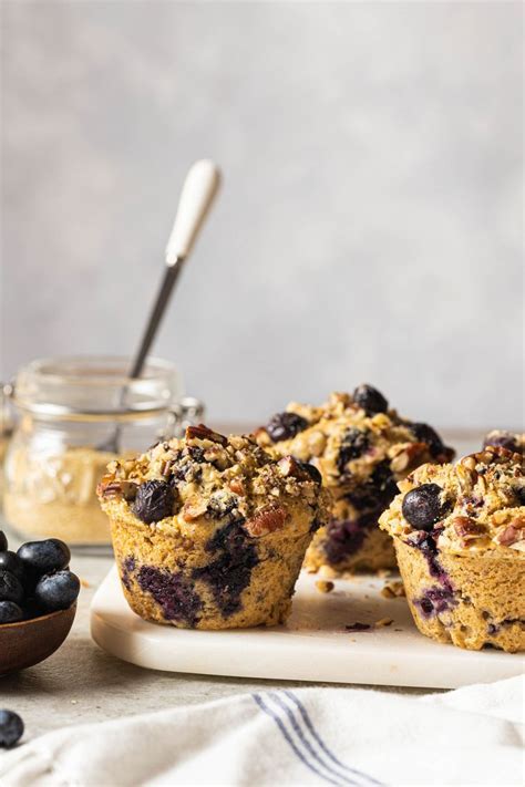Muffins aux bleuets pacanes et érable K pour Katrine Recipe Desserts Yummy food Gluten