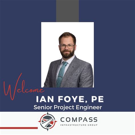 Compass Infrastructure Group On Linkedin Join Us In Welcoming Ian Foye