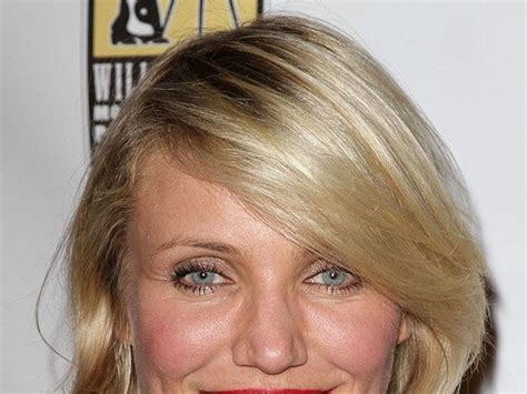 Cameron Diaz Side Bangs