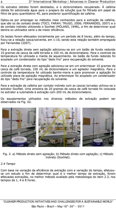 Extração De Cafeína A Partir Da Casca Do Coffea Arabica Pdf Free Download