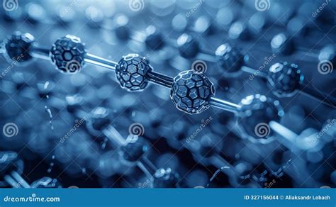Abstract Atomic Lattice Molecular Grid Of Graphene Graphene Atomic