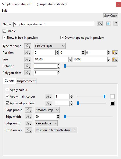 Simple Shape Shader Terragen Documentation From Planetside Software