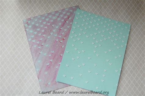 White Translucent Embossing Paste Comparison And A Card Using Embossing