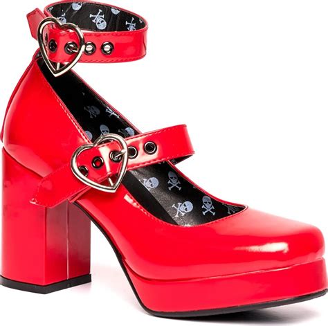 Lamoda Womens Chrome Heart Court Shoe Shopstyle Heels