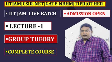 SET AND RELATION GROUP THEORY LECTURE IIT JAM CSIR NET GATE Mathematical