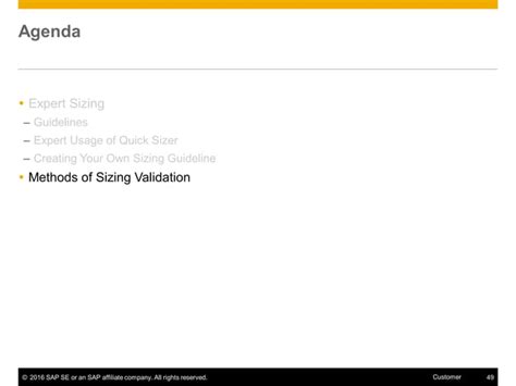 Expert Sizing And Methods Of Sizing Validation Ppt