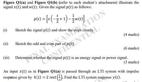 figure q1 a and figure q1 b refer to each