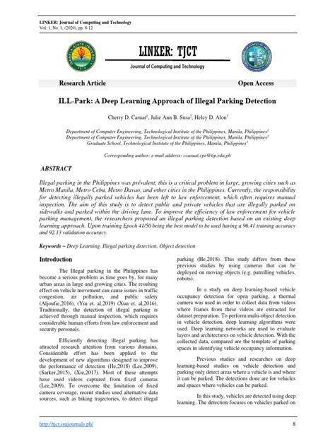 ill park a deep learning approach of illegal parking detection pdf